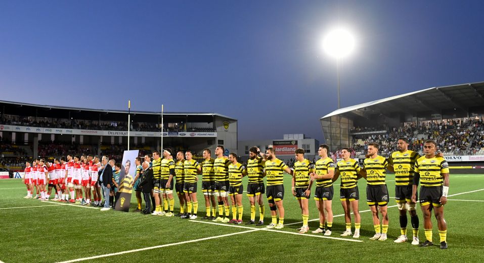 Pro D2 - En images : le Stade montois rend hommage à sa légende André ...