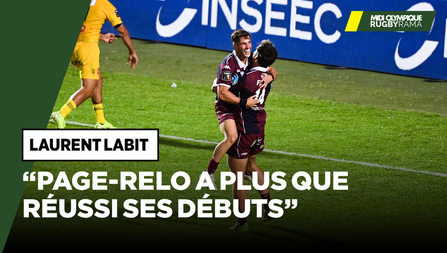 Vidéo. Laurent Labit : "Martin Page-Relo (Bordeaux-Bègles) a répondu ...