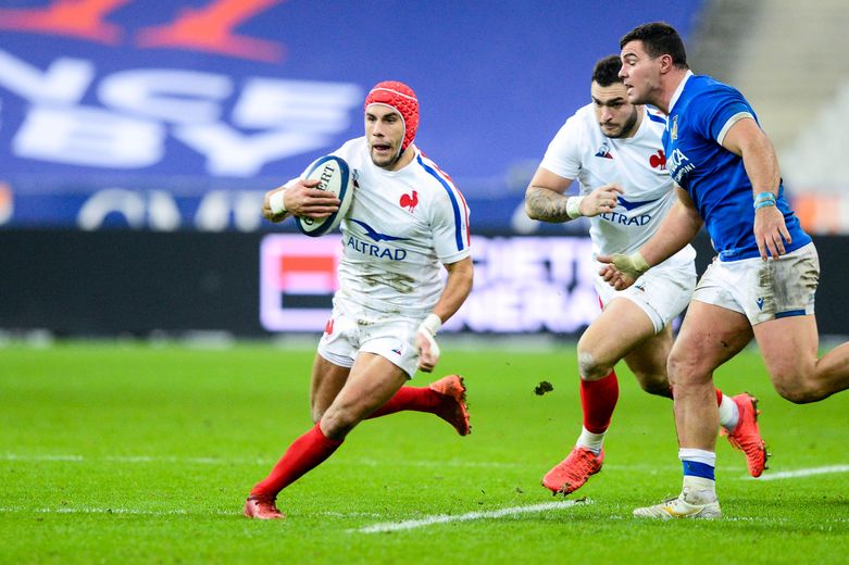 France-Australie. Teddy Thomas, Thibaud Flament, Alexandre Fischer ...